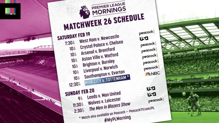 Epl tv schedule usa store