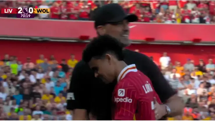 El último Abrazo De Luis Díaz Con Jürgen Klopp Bolavip Colombia