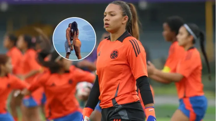 El jugador del fútbol colombiano que es el novio de la arquera Luisa ...