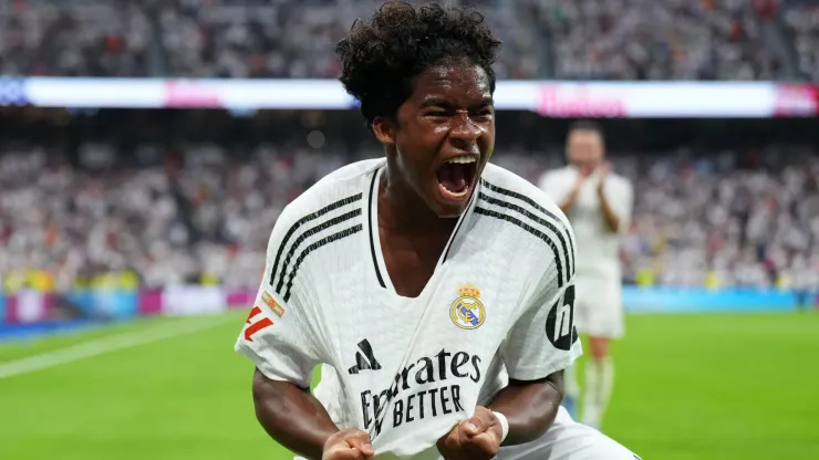 Video: Endrick scores great goal in Real Madrid debut at the Santiago ...