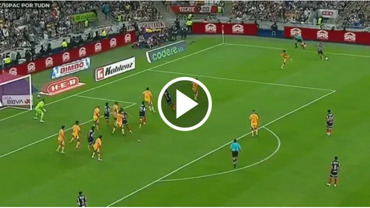 Con un golazo de Sergio Canalez, Rayados ya le gana 2-0 a Tigres - Bolavip Mexico