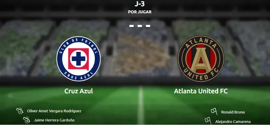 Cruz Azul vs. Atlanta: definidos los árbitros para la Jornada 3 de la ...
