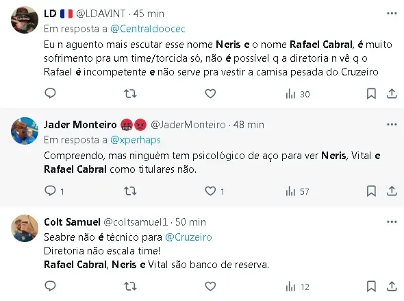 Análise: Fernando Seabra precisa fazer o básico barrando Rafael Cabral e Neris