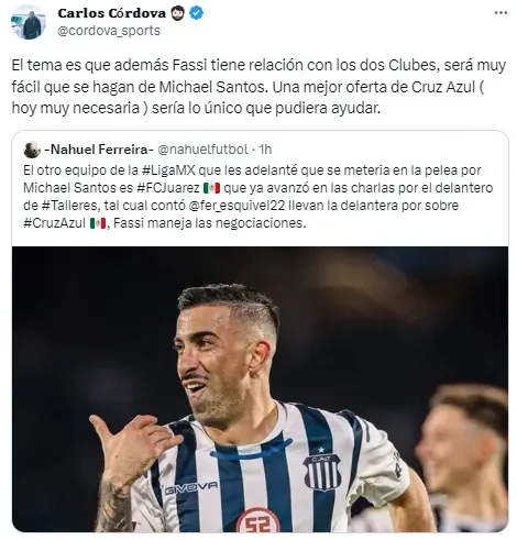 ¡Urgente! Lo que debe hacer Cruz Azul para arrebatarle a Michael Santos ...