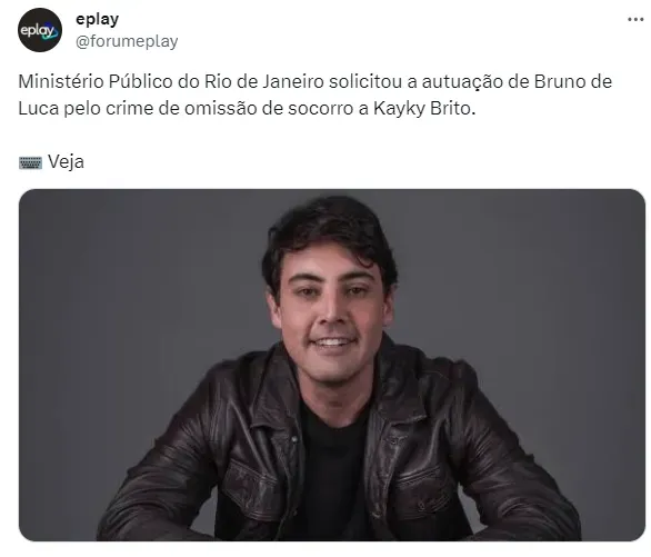 Caso Kayky Brito Defesa De Bruno De Luca Se Pronuncia Após Notícias De