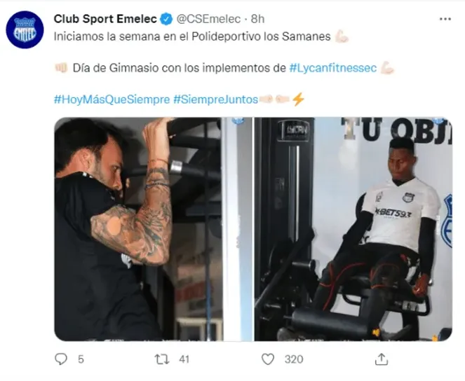 El debut de Johan Mina en Emelec estaría muy cerca - Bolavip Ecuador