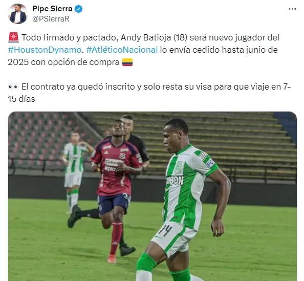 El jugador de Nacional que no debutó y ya se va para el extranjero ...