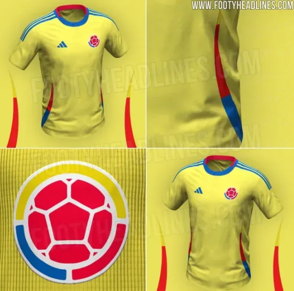 Más detalles de la que sería la nueva camiseta de la Selección Colombia para 2024