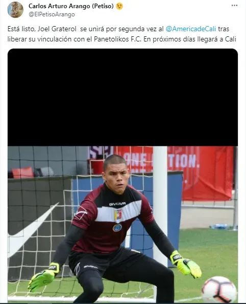 Dan como un hecho el nuevo refuerzo de América de Cali - Bolavip Colombia