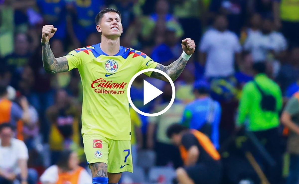 La épica jugada de Brian Rodríguez que el América celebró como un gol ...