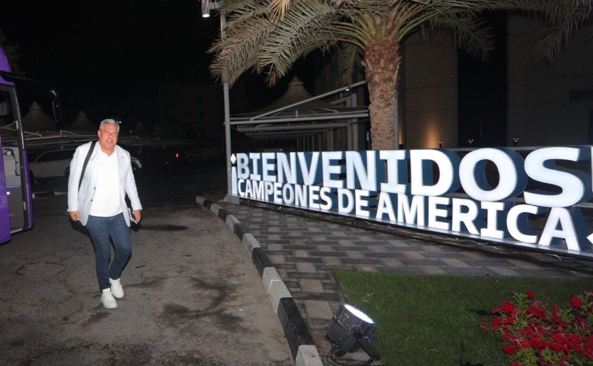 El Chiqui Tapia y un tuit pensando en el partido de mañana: "En ...