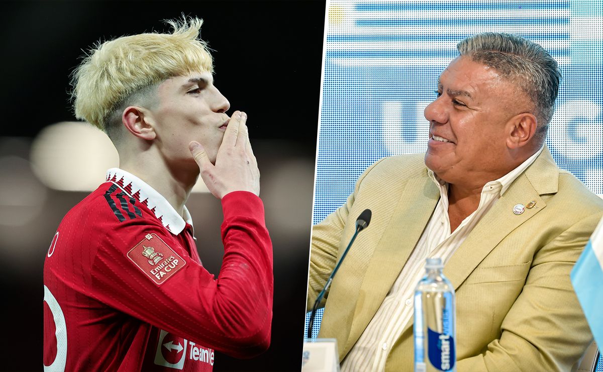 La sorpresiva revelación de Tapia sobre Garnacho: "Se la pasa ...