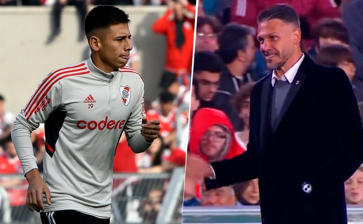 Es viral: el tierno gesto de Demichelis con el Diablito Echeverri que ...