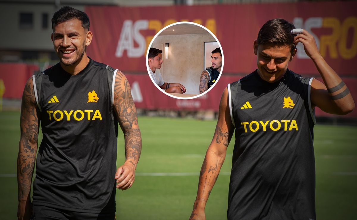 La foto de Paredes y Dybala en Roma que enloqueció al hincha de Boca ...