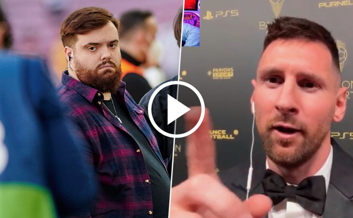VIDEO | Messi cruzó en vivo a Ibai con un inesperado reproche