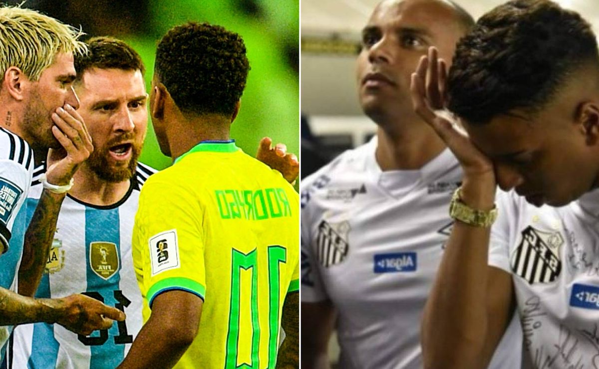 El padre de Rodrygo Goes, irónico, salió al cruce de Messi: "El santo ...