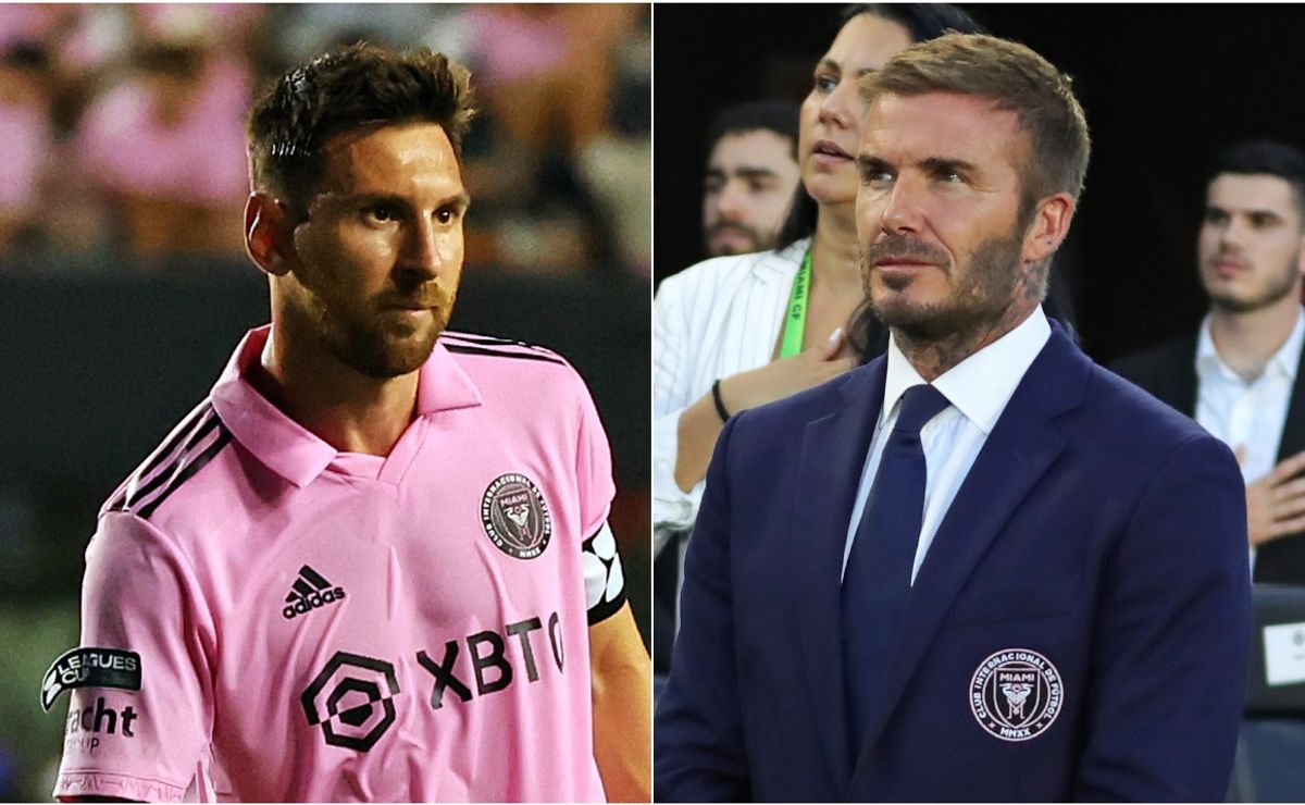Lo que no se sabía de Beckham tras el primer gol de Messi en Inter ...