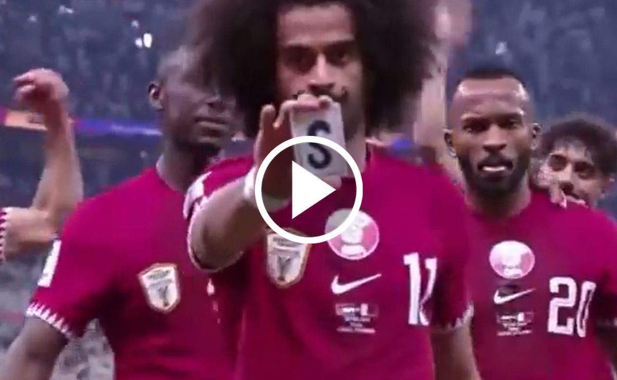 El show de Afif: hat-trick, truco de magia y Qatar campeón de la Copa ...