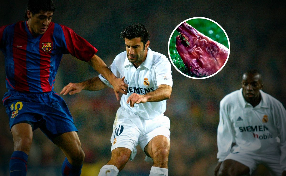 Luis Figo y una desopilante publicidad recordando el clásico entre Real ...