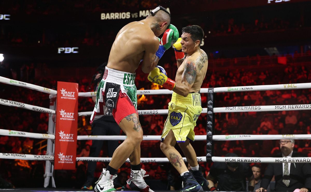 TNT Maidana y un look a puro Boca en su combate con Barrios en Las ...
