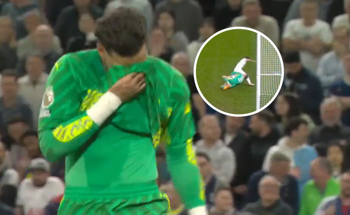 El choque de Cuti Romero con Ederson que obligó a Guardiola a cambiar ...