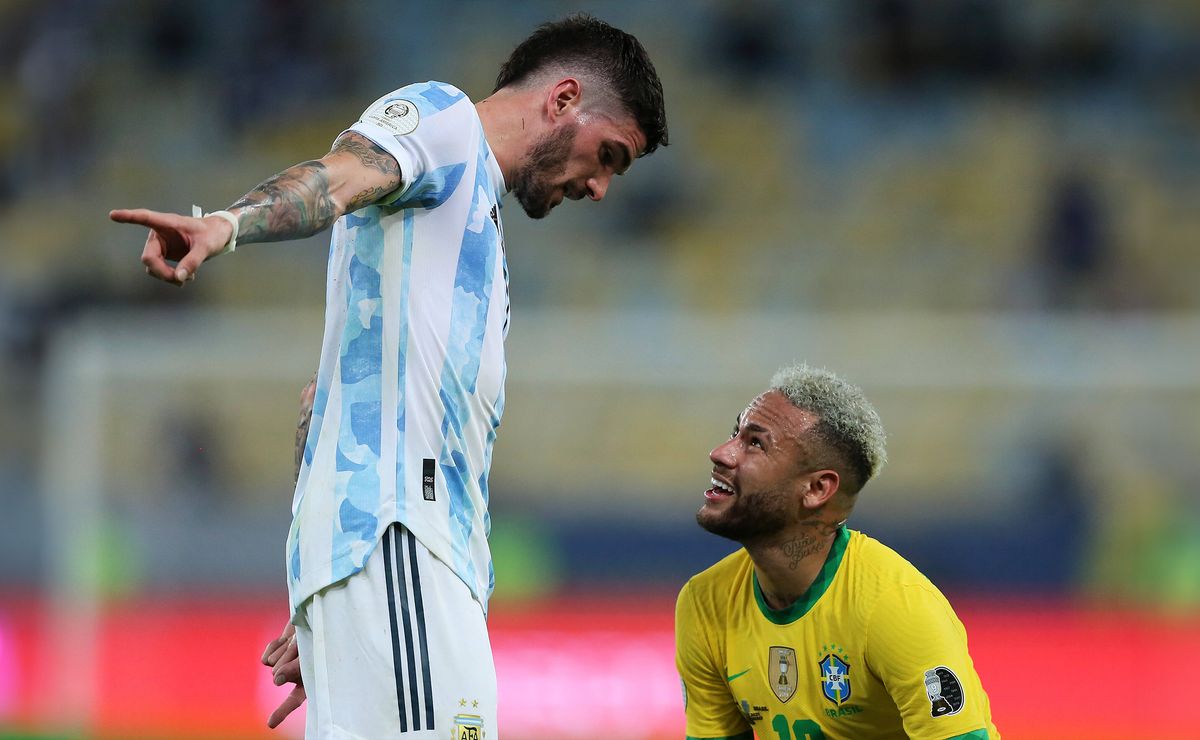 No se sabía: la confesión que le hizo Rodrigo de Paul a Neymar en plena ...