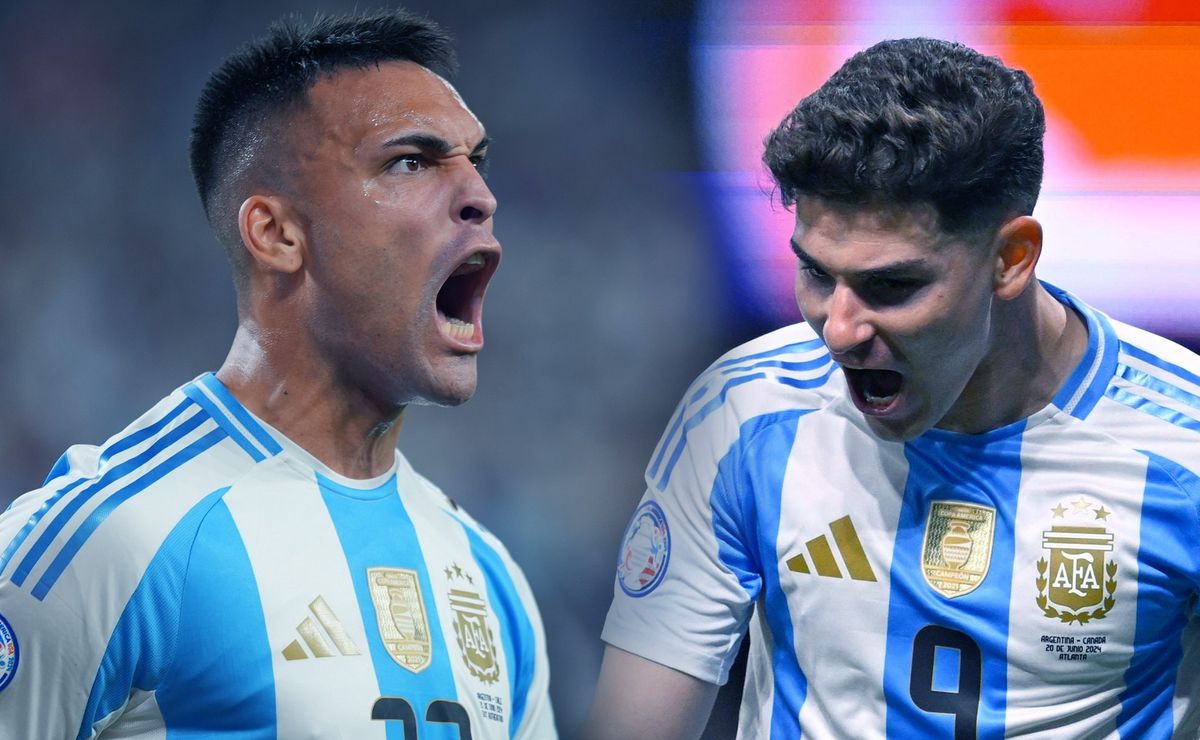 No se vio: la reacción de Julián Álvarez al gol de Lautaro Martínez en Argentina vs. Chile ...