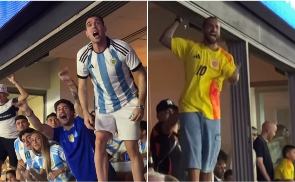 VIDEO | Maluma se cruzó feo con hinchas argentinos en la final de la ...