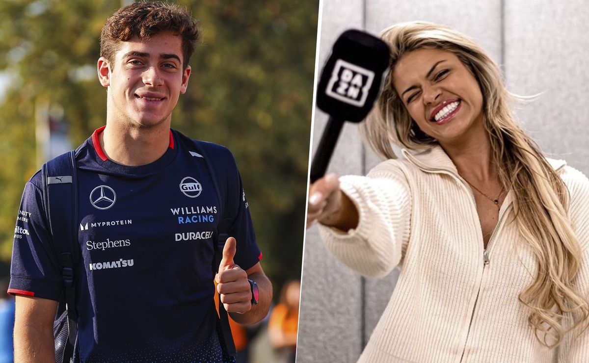 El sugestivo ida y vuelta de Franco Colapinto con una periodista en la ...