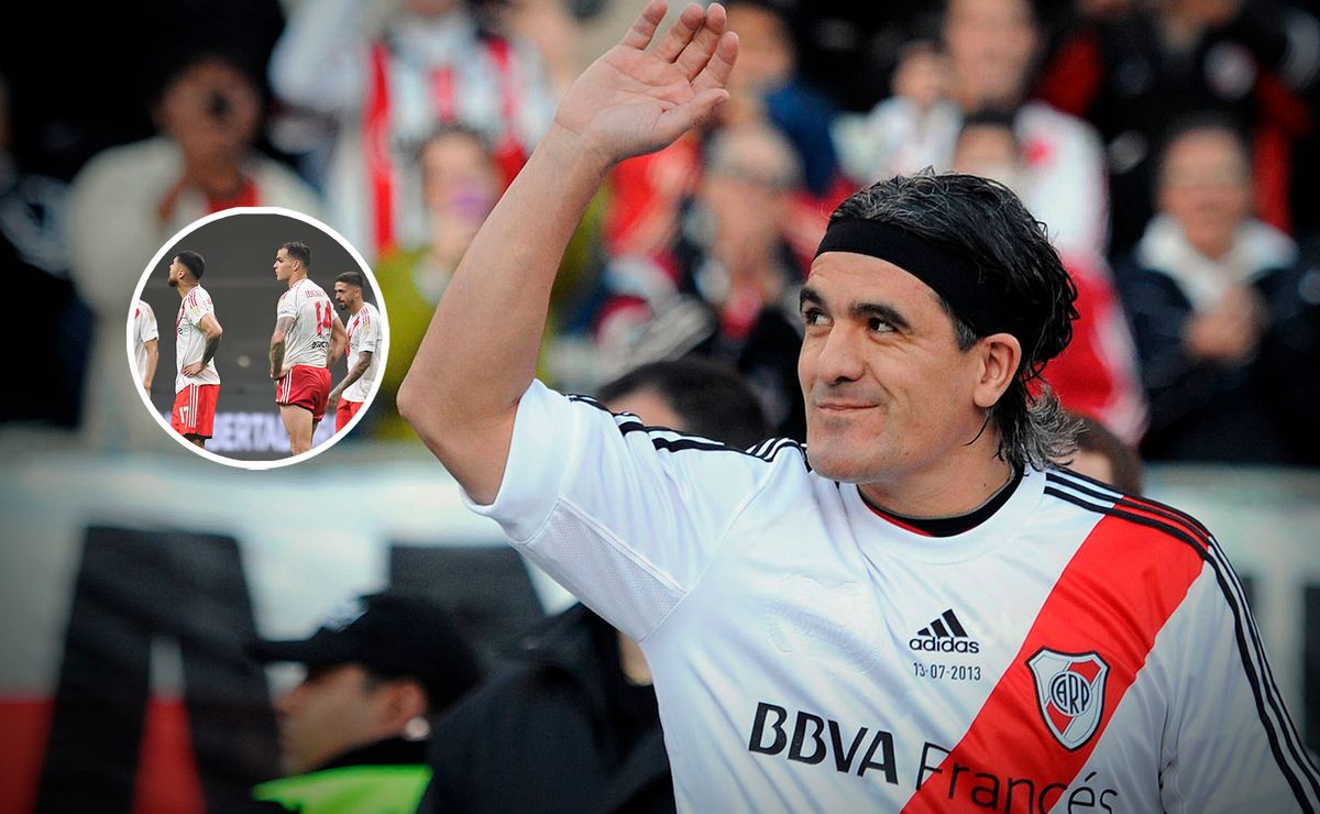 El sugerente posteo del Burrito Ortega con dos jugadores de River que ...