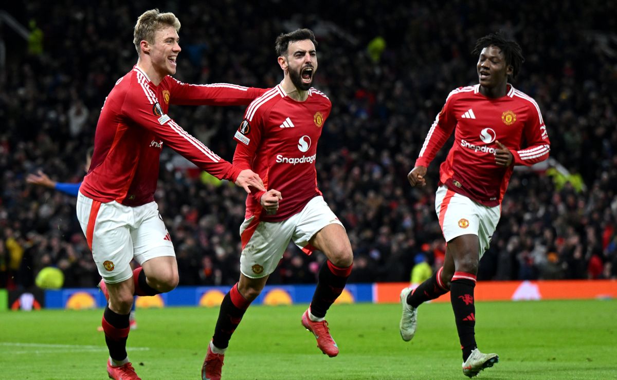 Lisandro Martínez asistió para el gol agónico de Bruno Fernandes en la ...