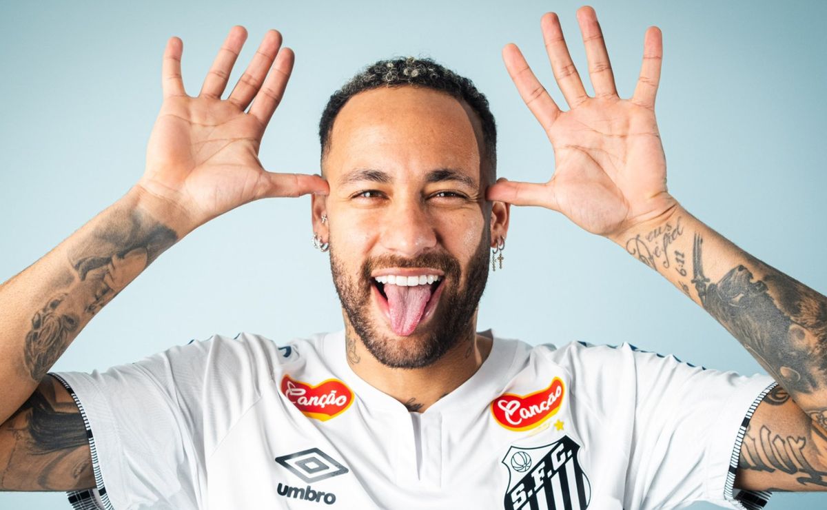 Neymar regresó a Santos: la impactante presentación y el detalle que se hizo viral - Bolavip ...