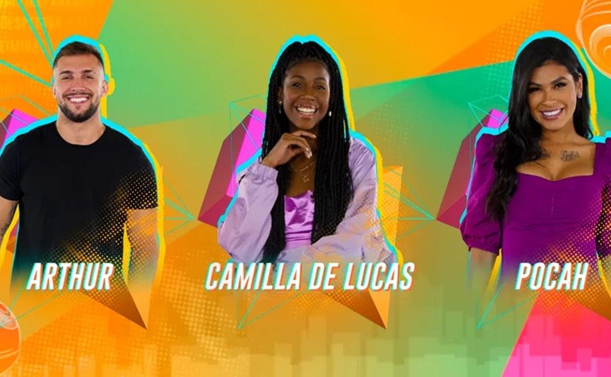 Bbb 21 Arthur Camilla De Lucas E Pocah Estão No Décimo Quinto Paredão