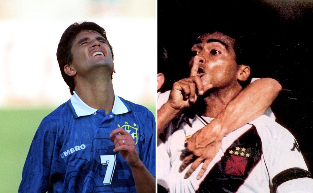 Tá muito triste com o Romário, explicou tudo: Bebeto revela como ...