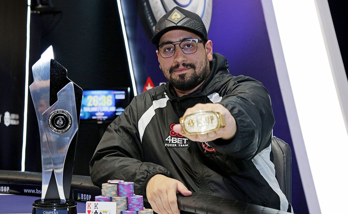 Brasileirão de Poker: Felipe Sena vence o ‘Main Event’ do BSOP Winter Millions; o ‘4Bet Poker ...