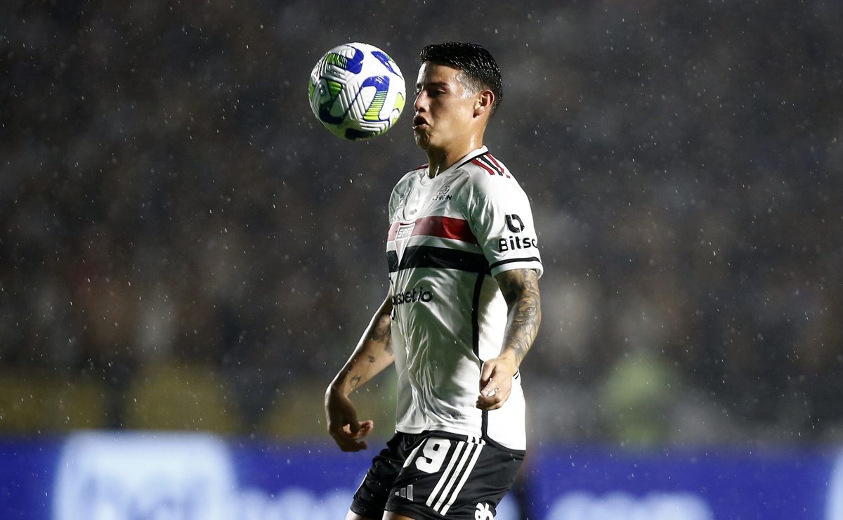 James Rodríguez posta vídeo no CT do São Paulo dando pistas sobre seu ...
