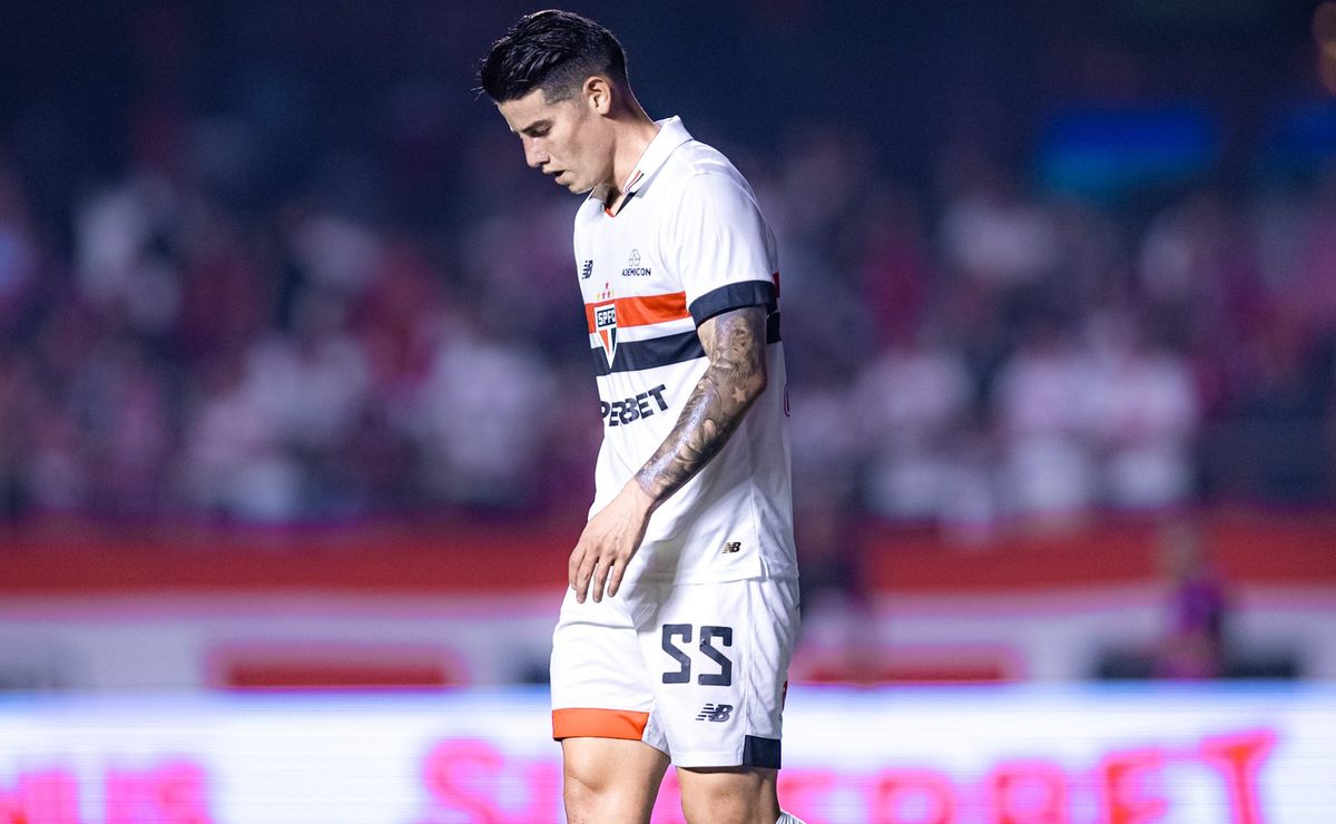 James Rodríguez não viaja e desfalca o São Paulo diante do Cobresal ...