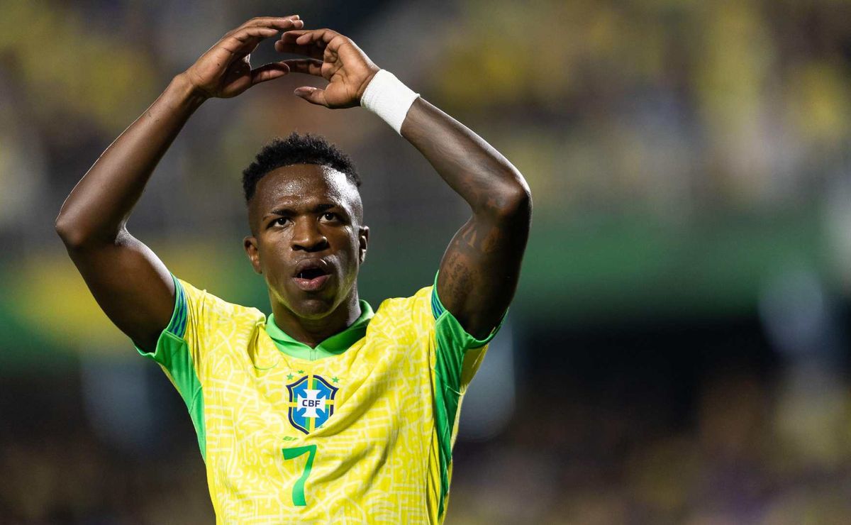 Vini Jr. tem apenas 2 gols nos últimos 13 jogos pela Seleção