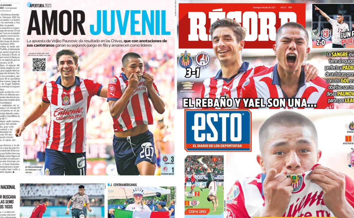 Chivas acapara las Portadas del Día con otro gol de Yael Padilla para ...