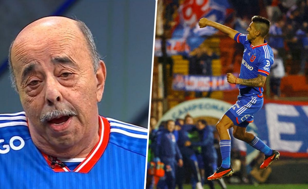 Tito Awad en éxtasis luego del triunfo de Universidad de Chile después ...