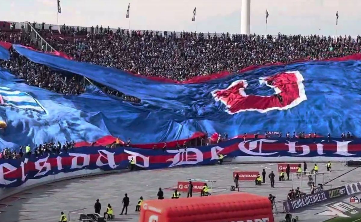 La emotiva salida de la U ante Colo Colo: despliegan una espectacular ...