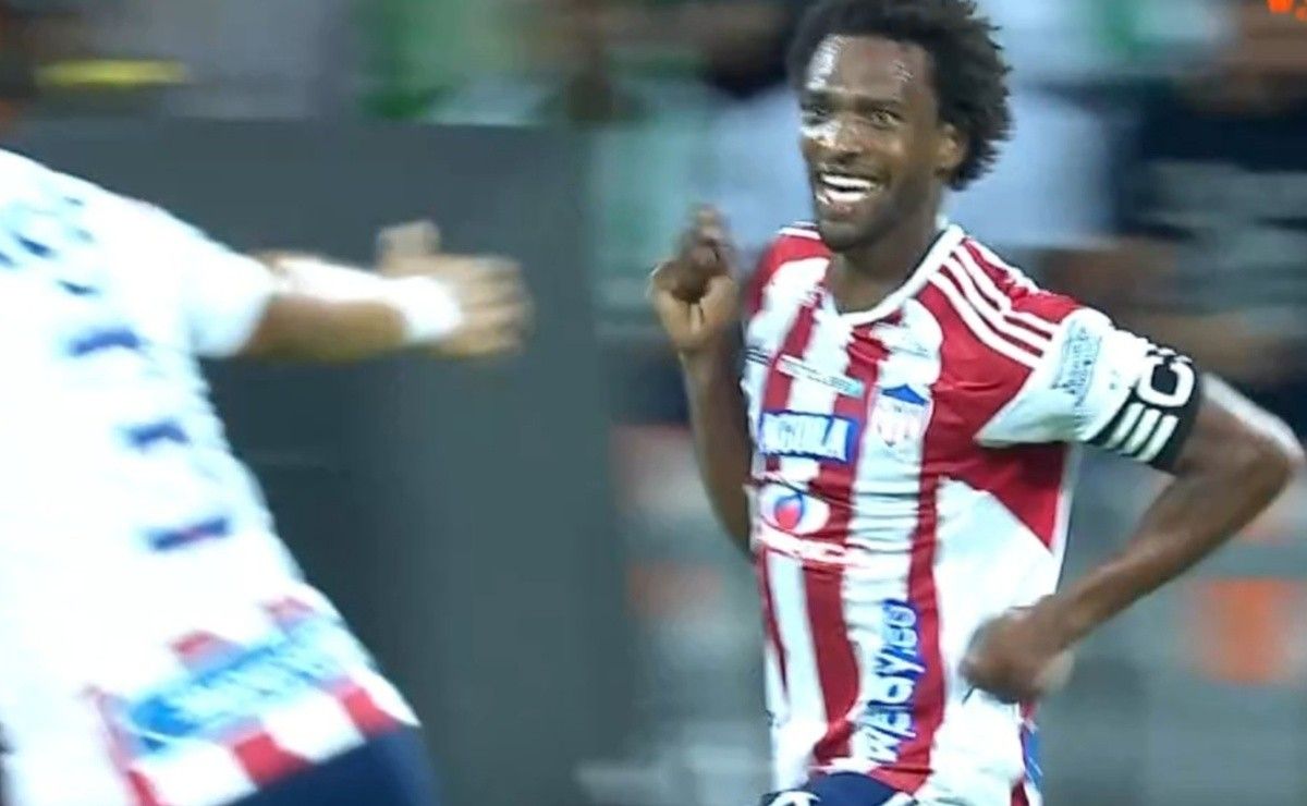 Didier Moreno sorprende a Nacional y le da el primer gol a Junior - Bolavip Colombia