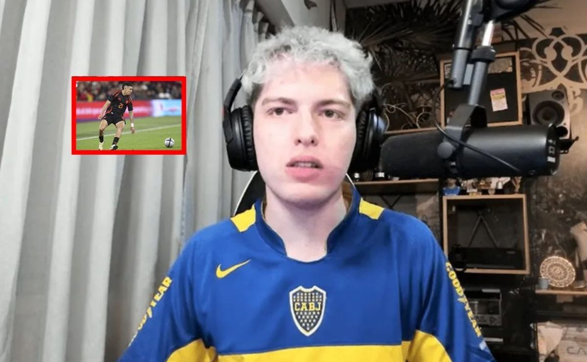 El youtuber Davo Xeneize completamente sorprendido con Muñoz, Luis Díaz ...