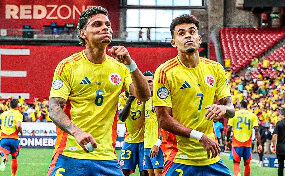 Bailecito épico de Luis Díaz y Richard Ríos - Bolavip Colombia