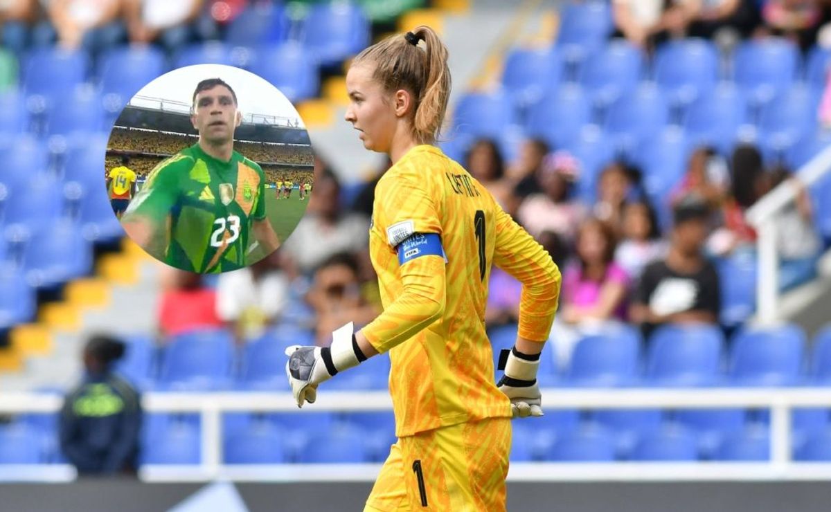 La portera de Países Bajos quiso ser Dibu Martínez y amargó a la ...