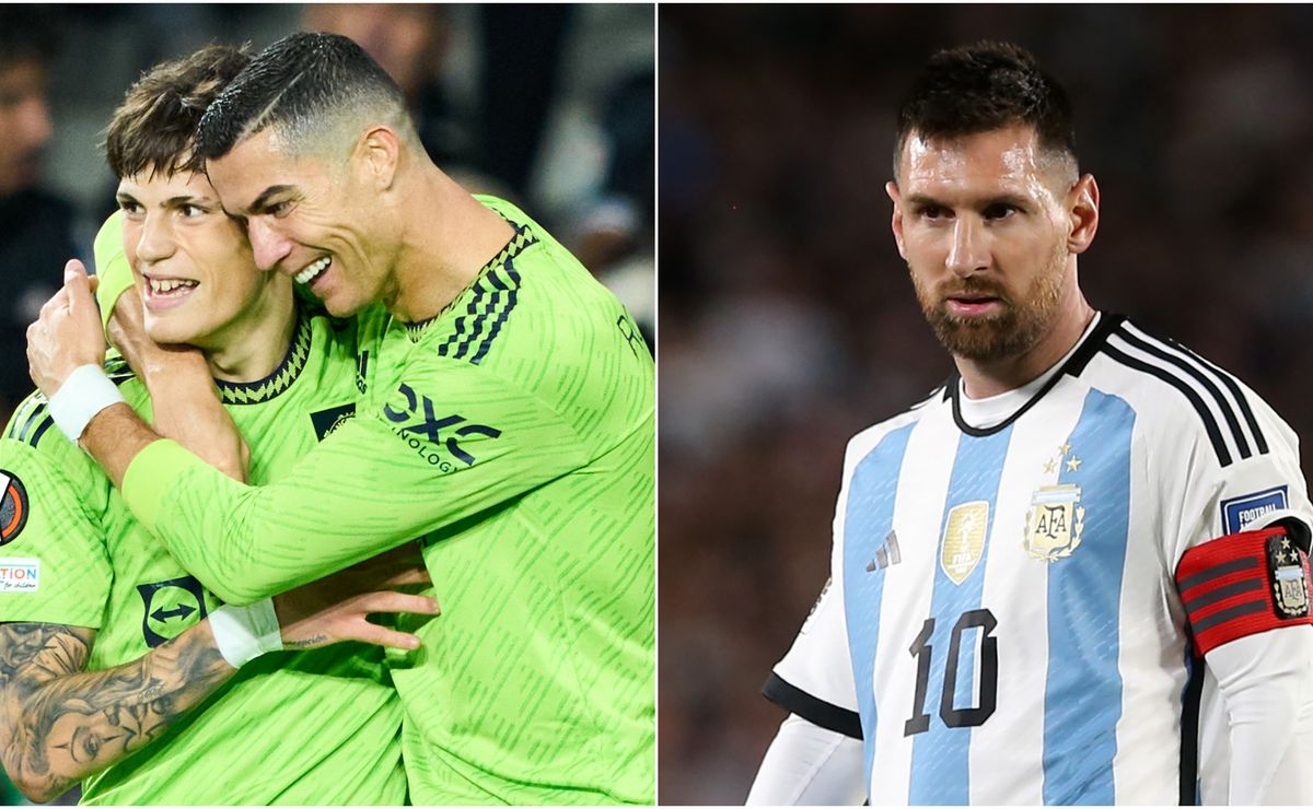 Garnacho should celebrate like Messi and not Ronaldo, Argentine star ...