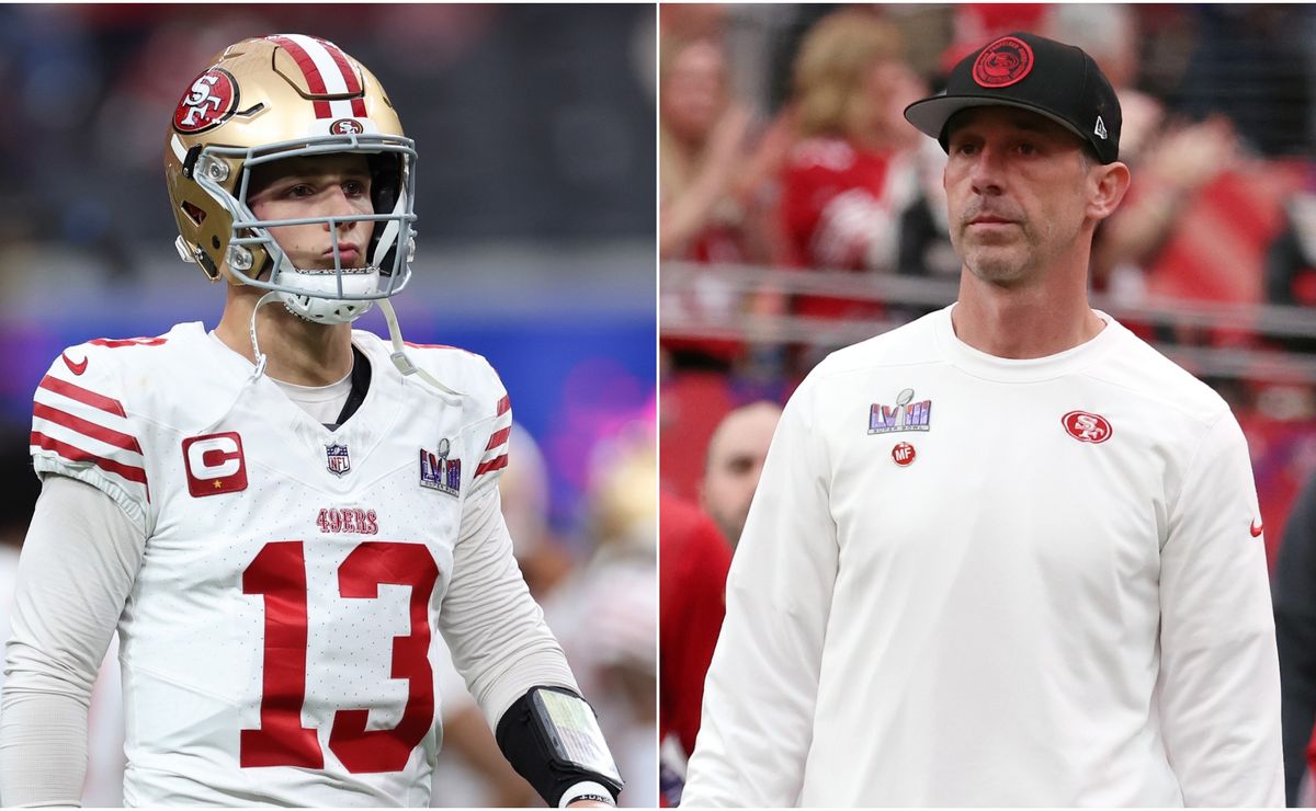 49ers' Brock Purdy, Kyle Shanahan react to painful Super Bowl loss to ...
