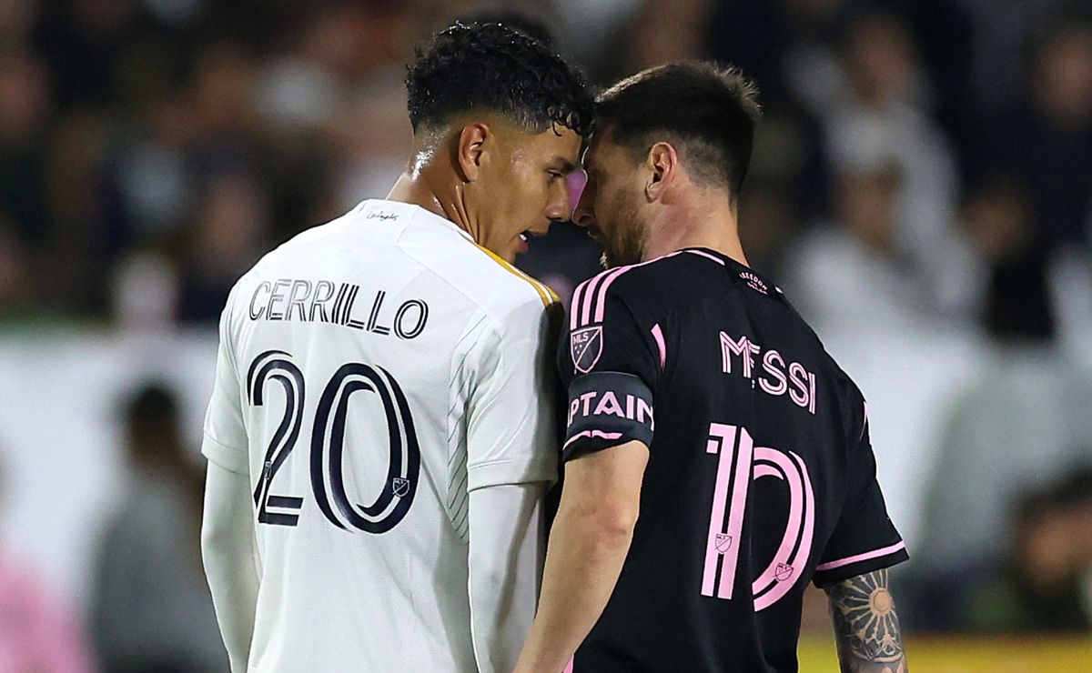 MLS: LA Galaxy's Cerrillo addresses fight with Messi in tie vs Inter Miami - Bolavip US