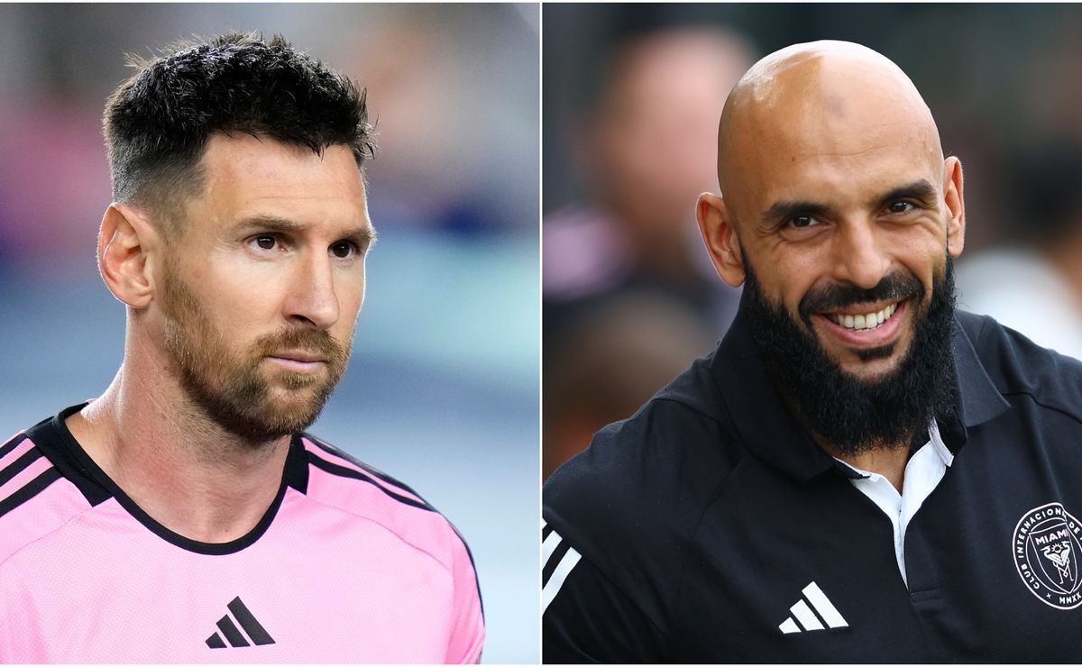 Video: Lionel Messi bodyguard Yassine Cheuko stops fan at Arrowhead ...