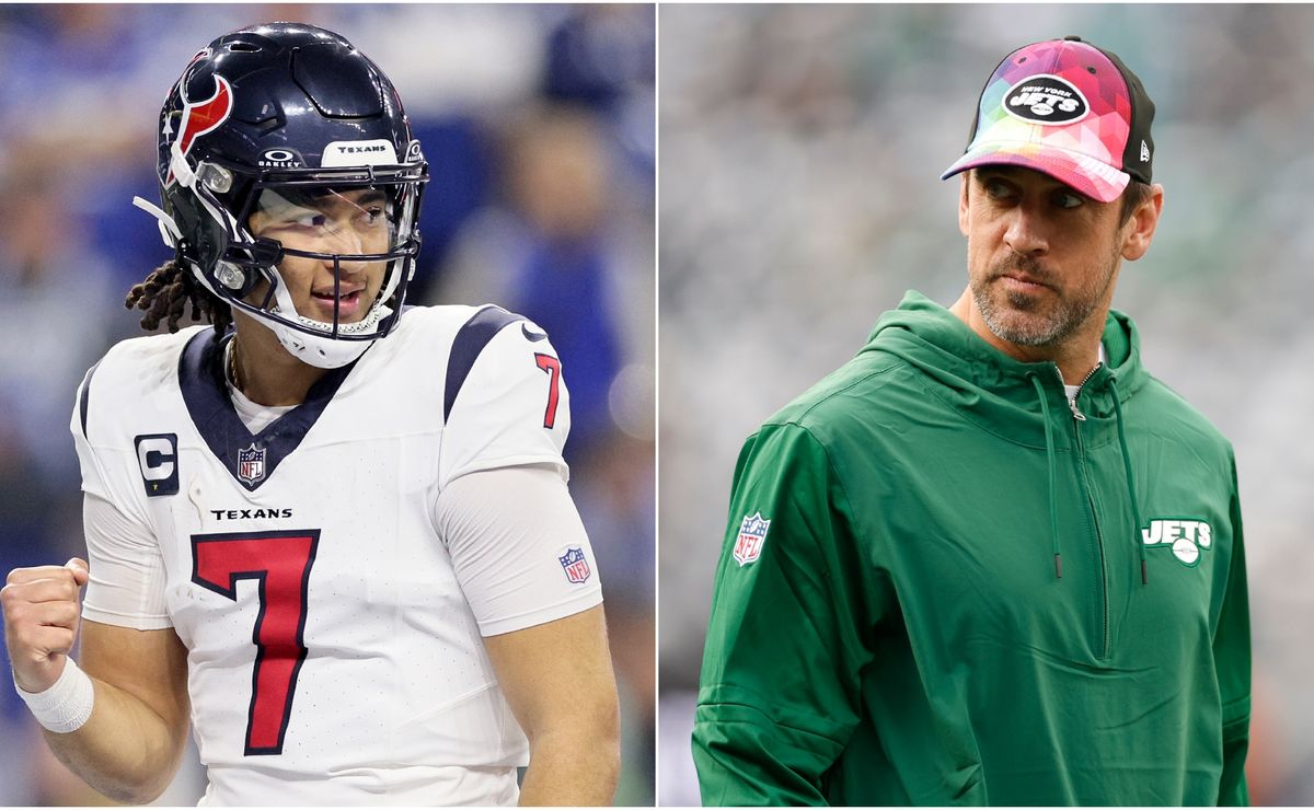 CJ Stroud vs Aaron Rodgers: Texans QB says another QB had Tom Brady potential - Bolavip US